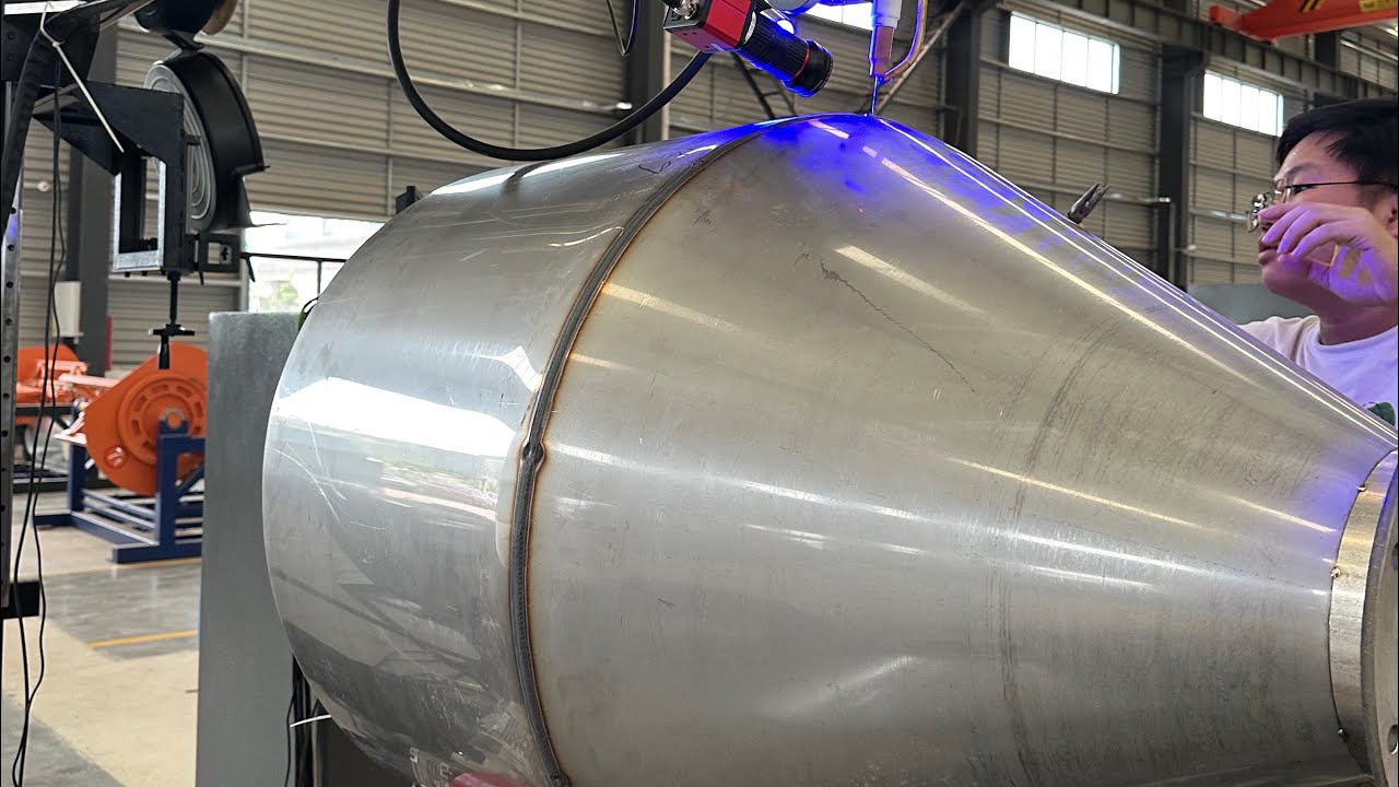 HOGI Automatic Straight seam welding machine for metal tank cylinders ...