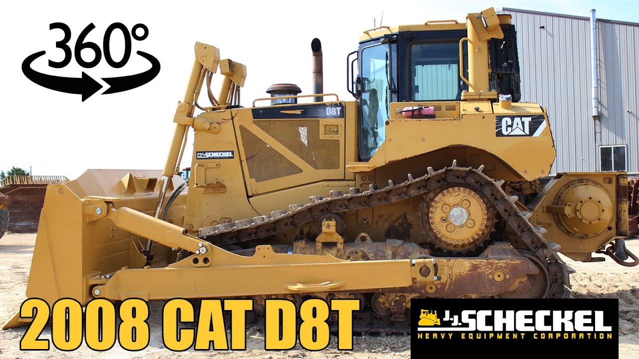 2008 Cat D8T, Crawler Tractor. A03279, 360 - YouTube