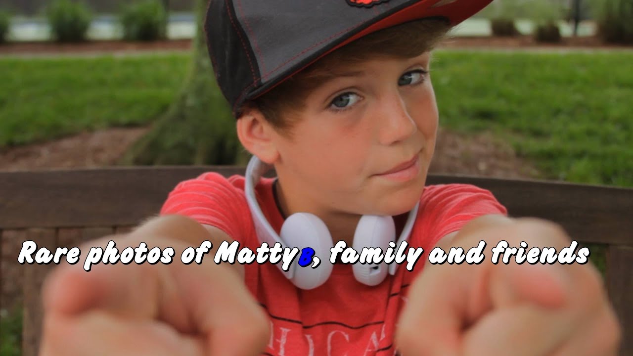 Rare photos of MattyB, friends and family - YouTube