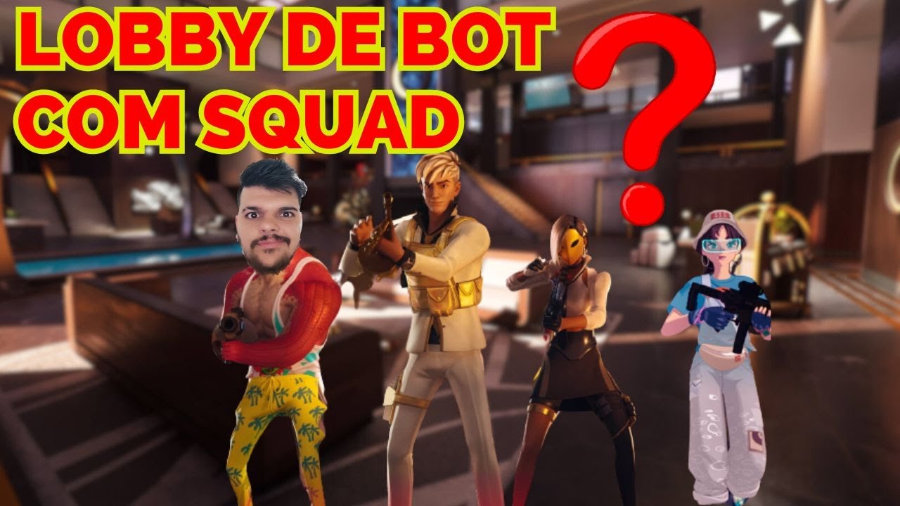 É POSSIVEL JOGAR COM SQUAD NO LOBBY DE BOT NO FORTNITE ? - #fortnite ...