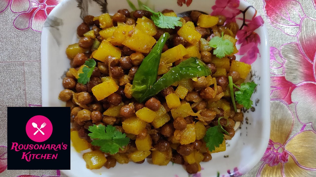 Masala Alu Chola | Chatpata Alu Chola | - YouTube