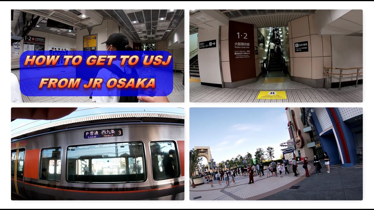HOW TO GET TO USJ FROM JR OSAKA STATION #USJ#travelJapan - YouTube