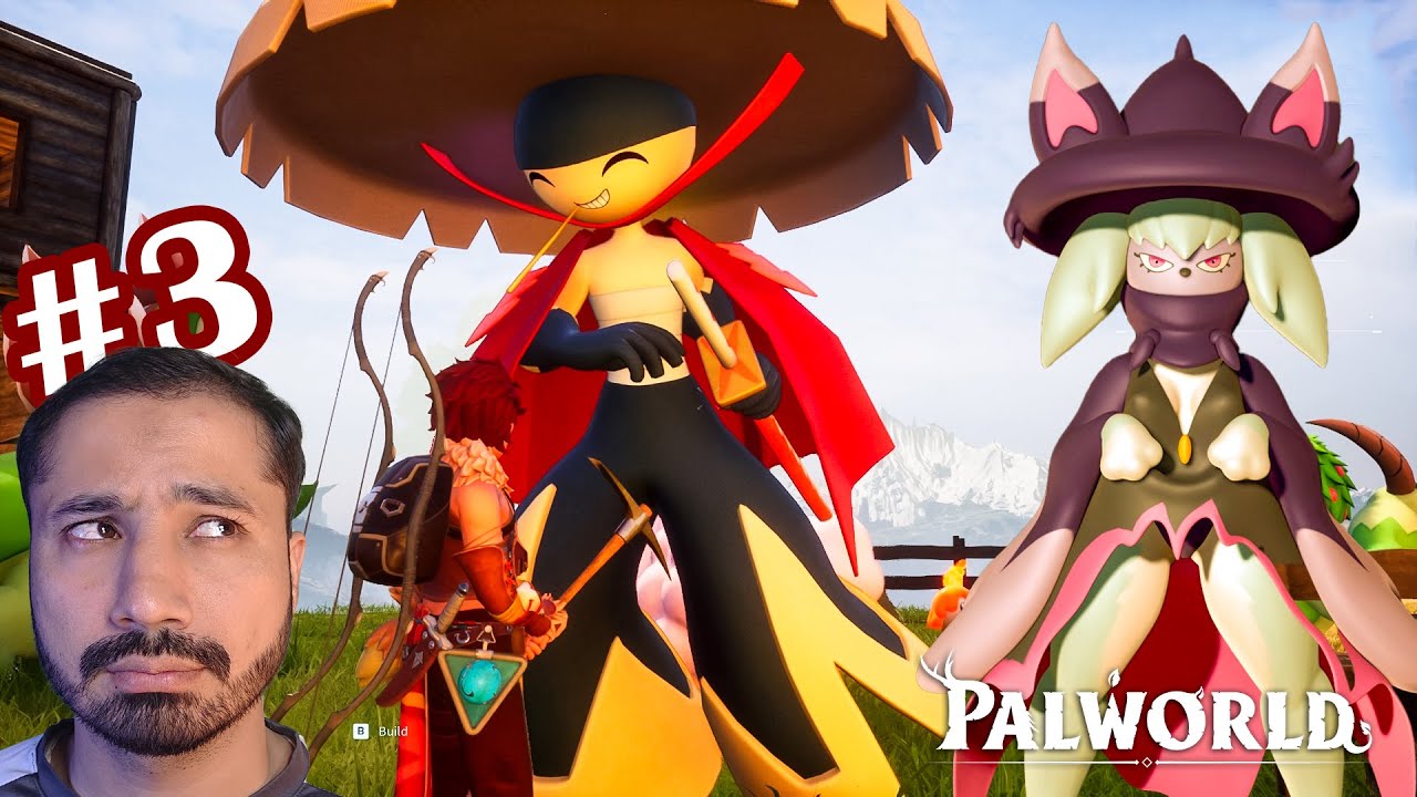 Catching Katress and Bushi the Ninja Pal in Palworld Gameplay #3 - YouTube