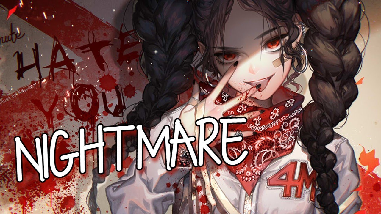 Nightcore - Nightmare // Lyrics // Rock Cover - YouTube