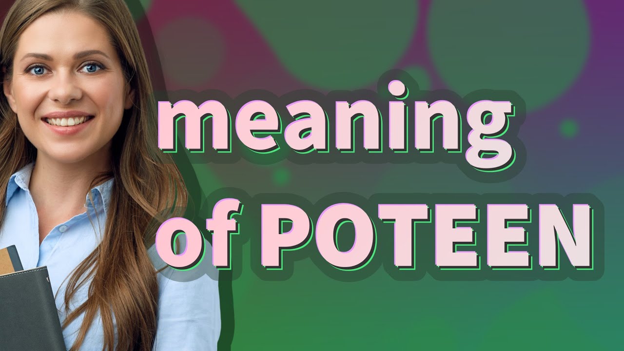 Poteen | meaning of Poteen - YouTube