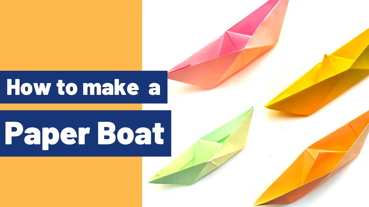 How to make a paper boat | Easy step-by-step tutorial - YouTube