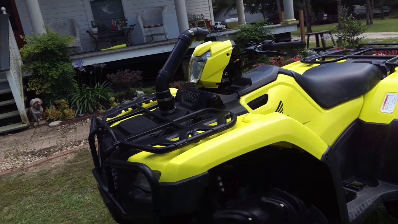 2017 Honda foreman Rubicon 500 irs build - YouTube