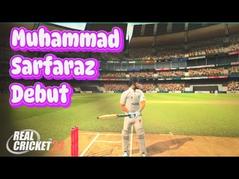 Muhammad Sarfaraz Debut Inning| @AdeelGaming001 - YouTube