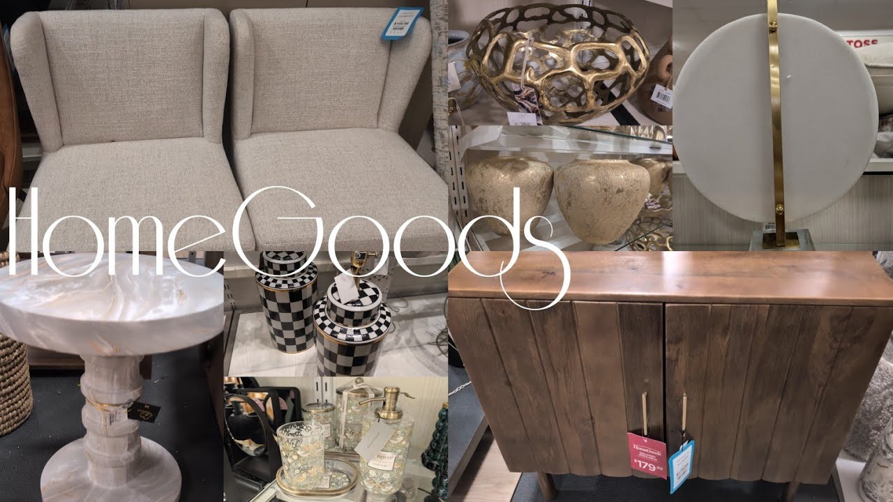 New HomeGoods Shop With Me | Homegoods Home Decor | Furniture | Wall ...