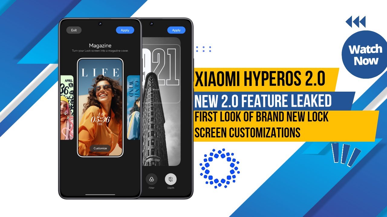 HyperOS 2.0 new lock screen customizations are now revealed 🤯 - YouTube