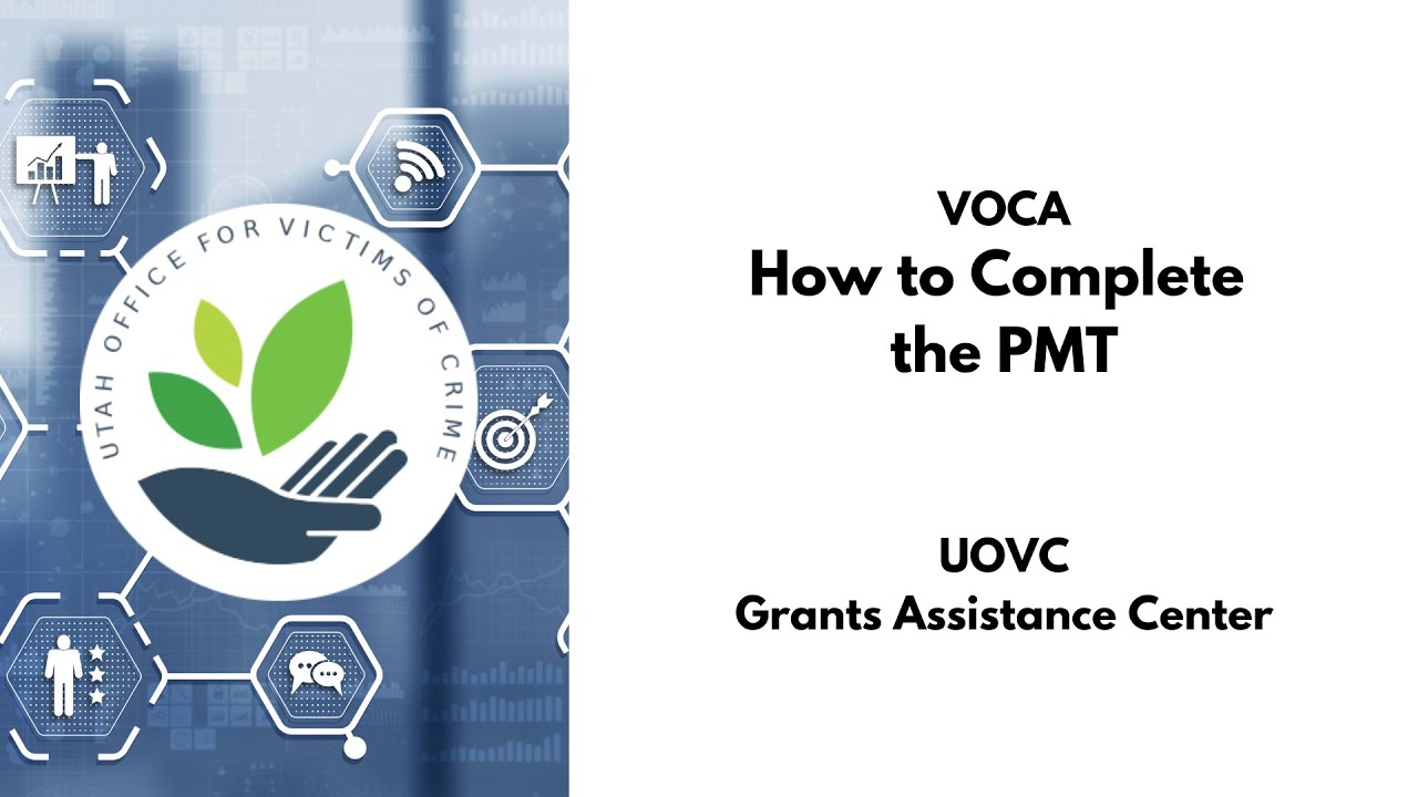 PMT Reporting for VOCA Grants | UOVC GMT 2023 - YouTube
