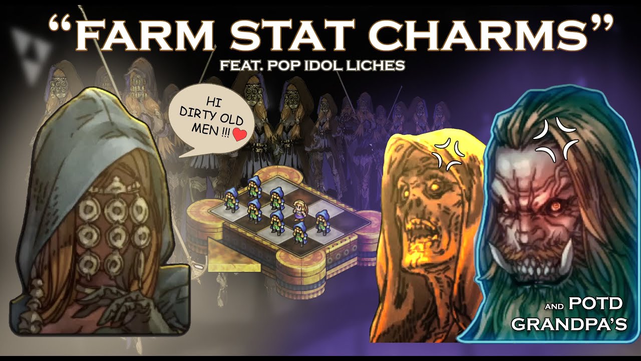 Tactics Ogre Reborn: Farm Stat Charms - King Rodrick and Blackmoor vs ...