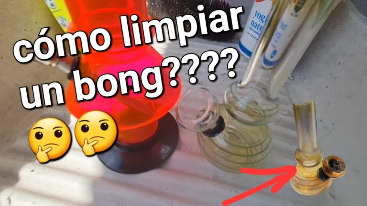 #43 Cómo limpiar un bong o bonga o pipa de agua???🤔🤔😮 - YouTube