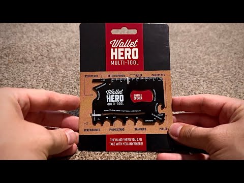 Unboxing the Wallet HERO Multi-Tool | Must-Have Everyday Gear! - YouTube