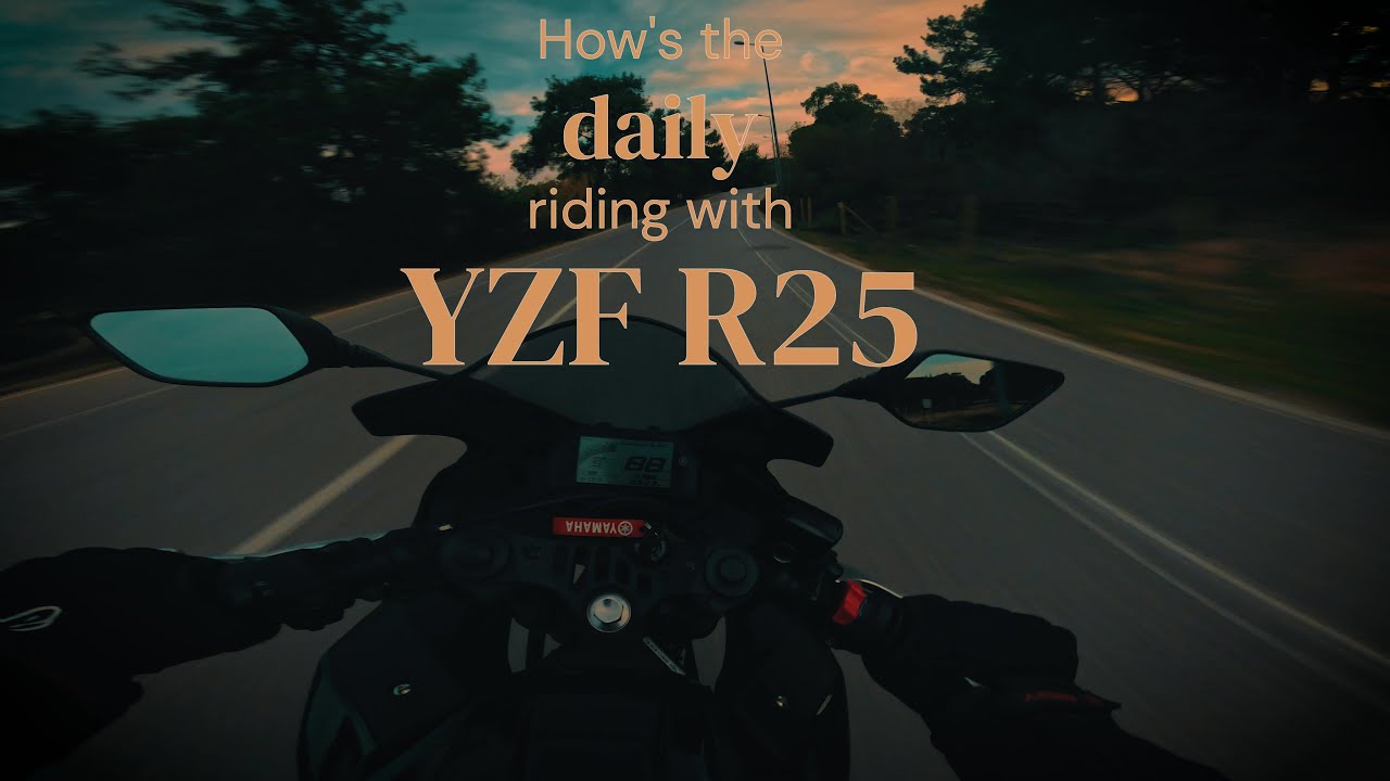 Yamaha R25 Daily Ride w GoPro Hero 12 Black - YouTube