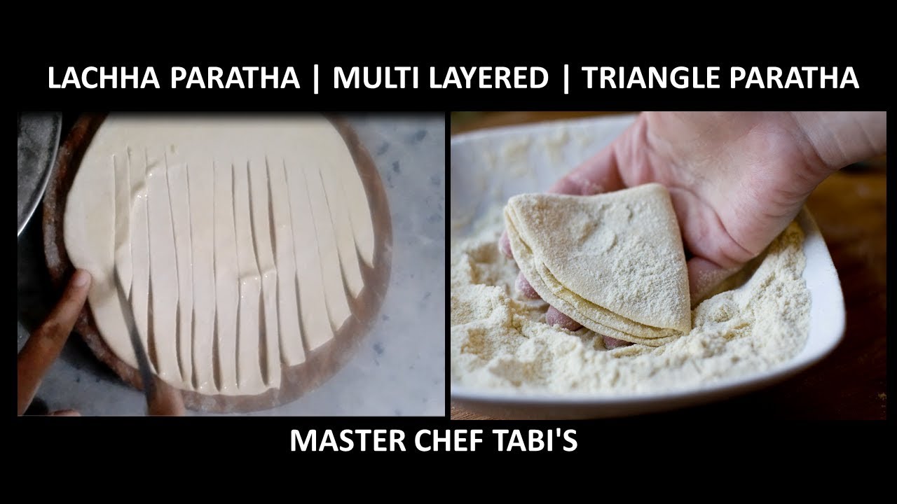 Lachha Paratha | Multi Layered | Triangle Paratha | Easy and quick step ...