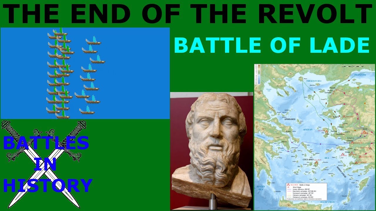 Ionian Revolt - Battle of Lade (494 BC - 493 BC) End of the Revolt ...