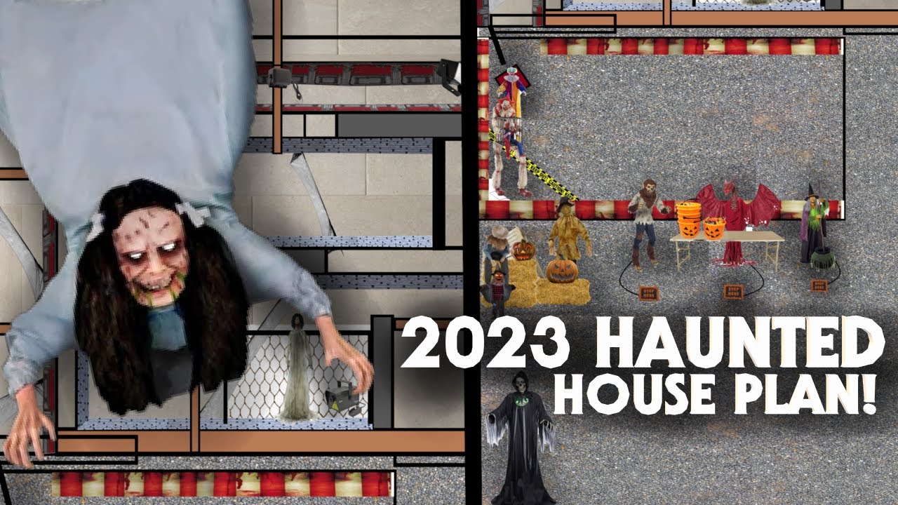 My Halloween 2023 HAUNTED HOUSE PLAN! - YouTube