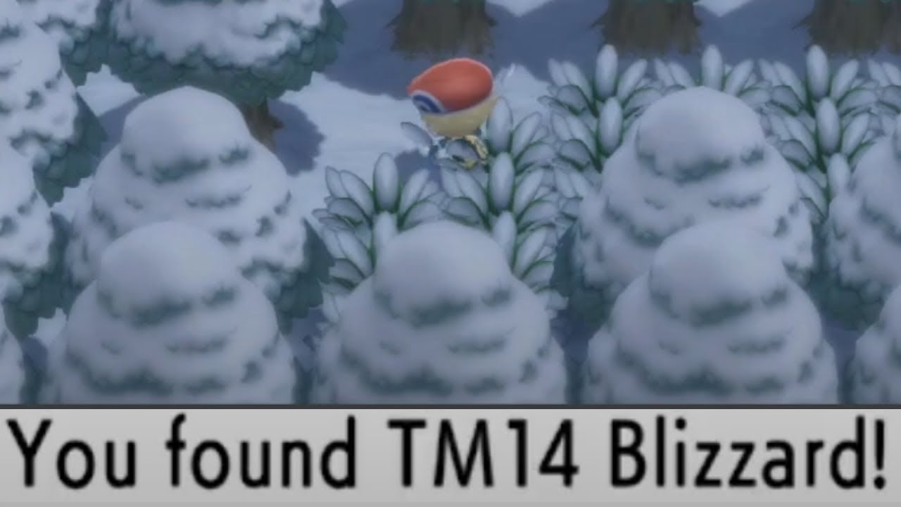 Blizzard TM Location (Lake Acuity) - Pokemon Brilliant Diamond ...