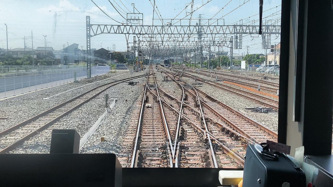 東武鉄道前面展望 伊勢崎線春日部→久喜 ＜Cabview Japanrail Tobu Railway Isesaki Line ...