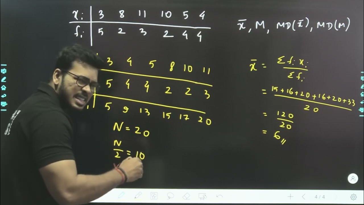 JEE ADV 2023 MATHS SOLUTIONS II Question on Statistics II Easiest Question - YouTube