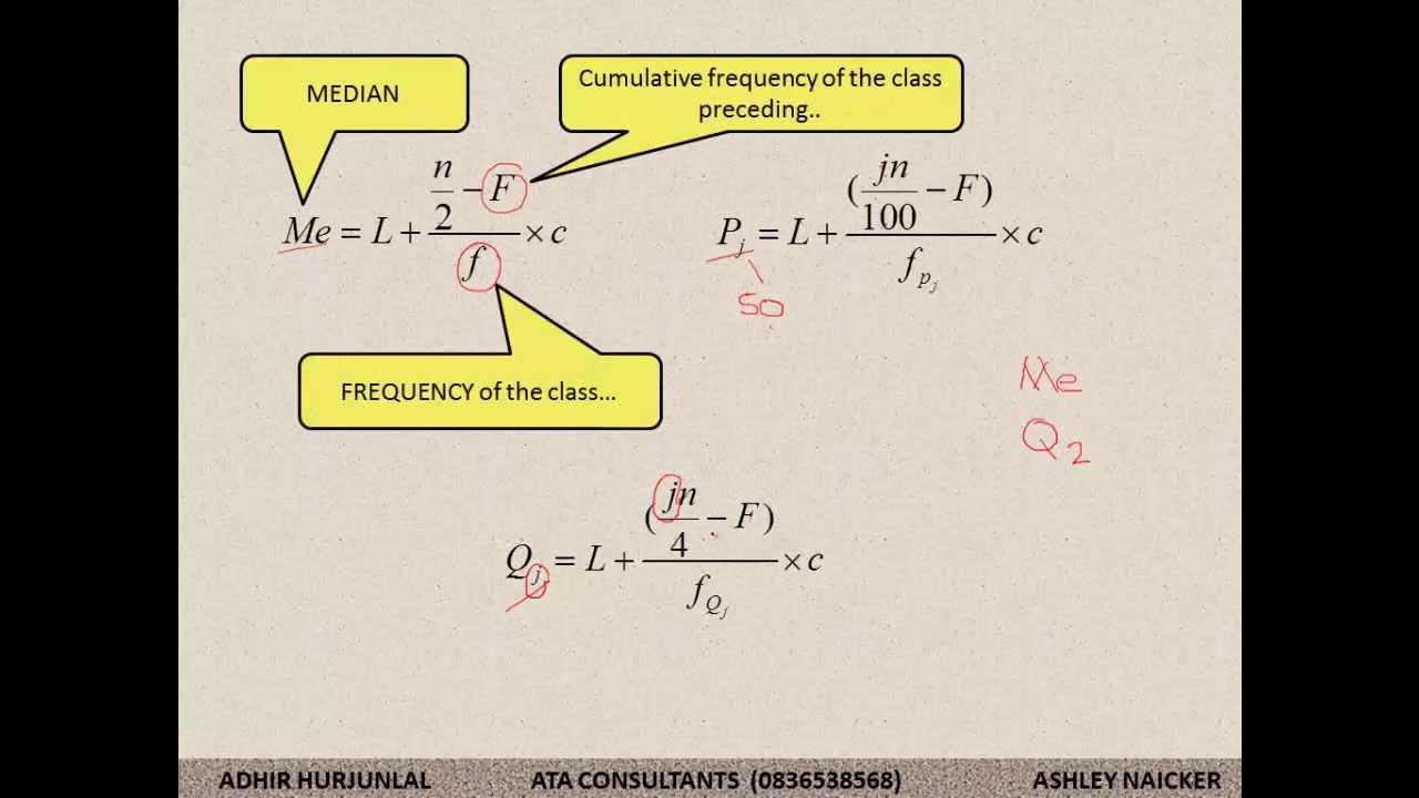 STATISTICS GROUPED DATA - YouTube
