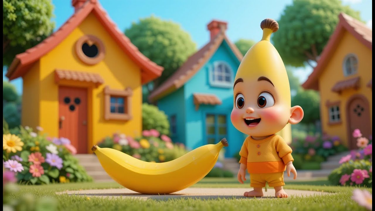 This Banana Talks in Rhymes! | Popular Nursery Rhyme | Educational Kids ...