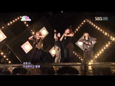 4Minute - Huh (포미닛 - Huh) @ SBS Inkigayo 인기가요 100620