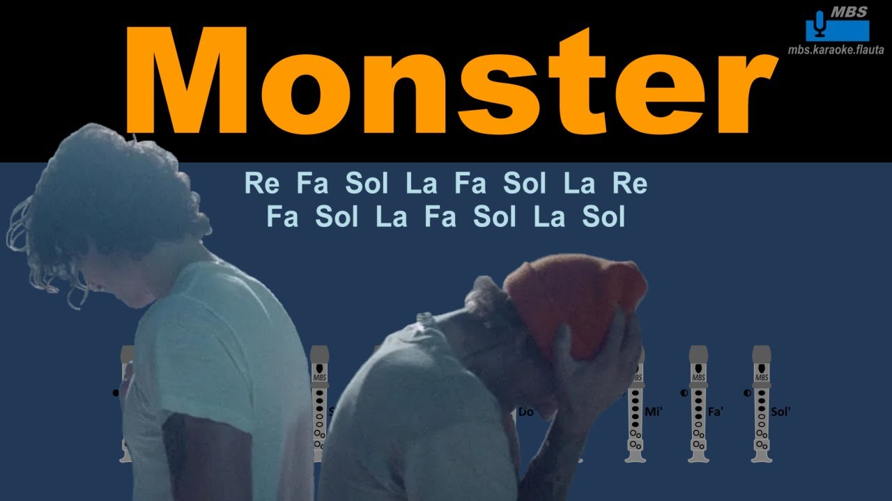 Monster Shawn Mendes, Justin Bieber Flauta Dulce Con Notas / Flute ...