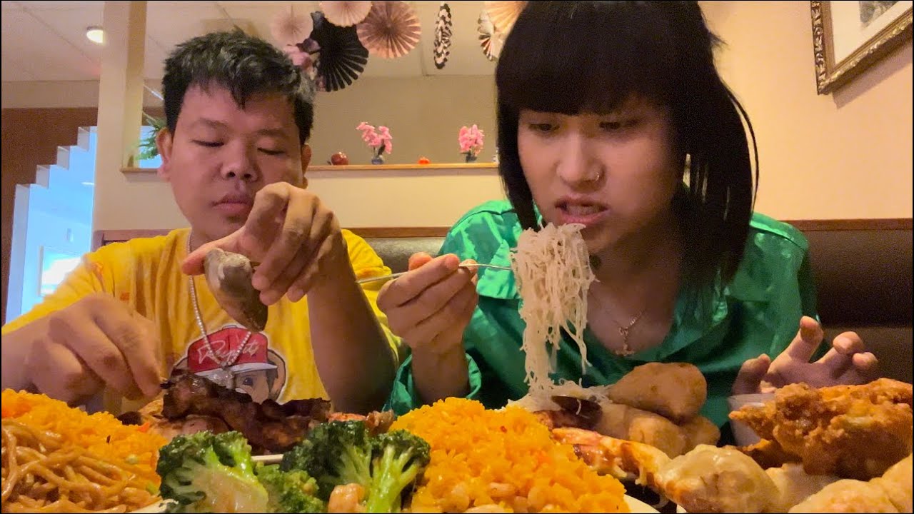 BUFFET MUKBANG | HUSBAND&WIFE NEPALI REAL MUKBANG | STREET FOOD ...