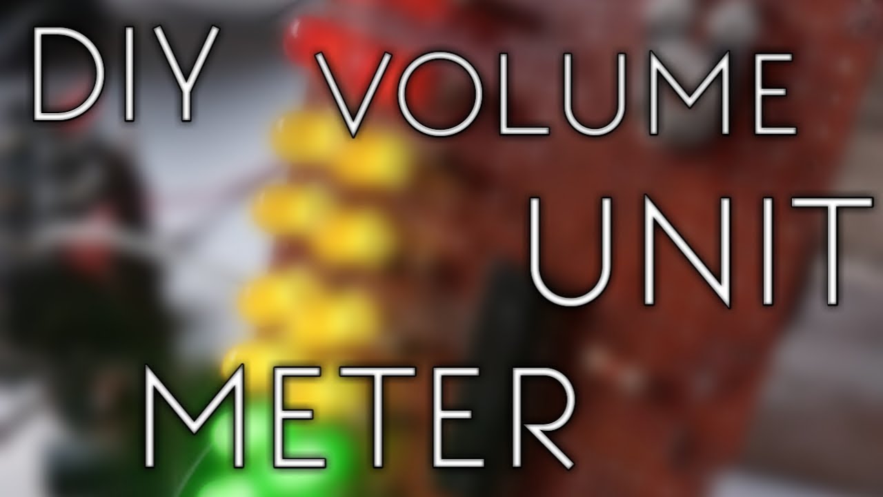 Diy Volume unit meter | UV meter | make Volume unit meter in home - YouTube