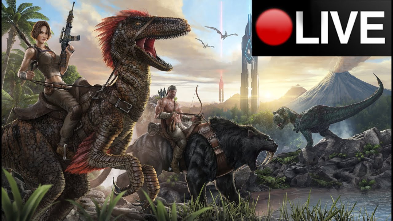 Ark Survival Evolve Adventures With Dinos! - YouTube