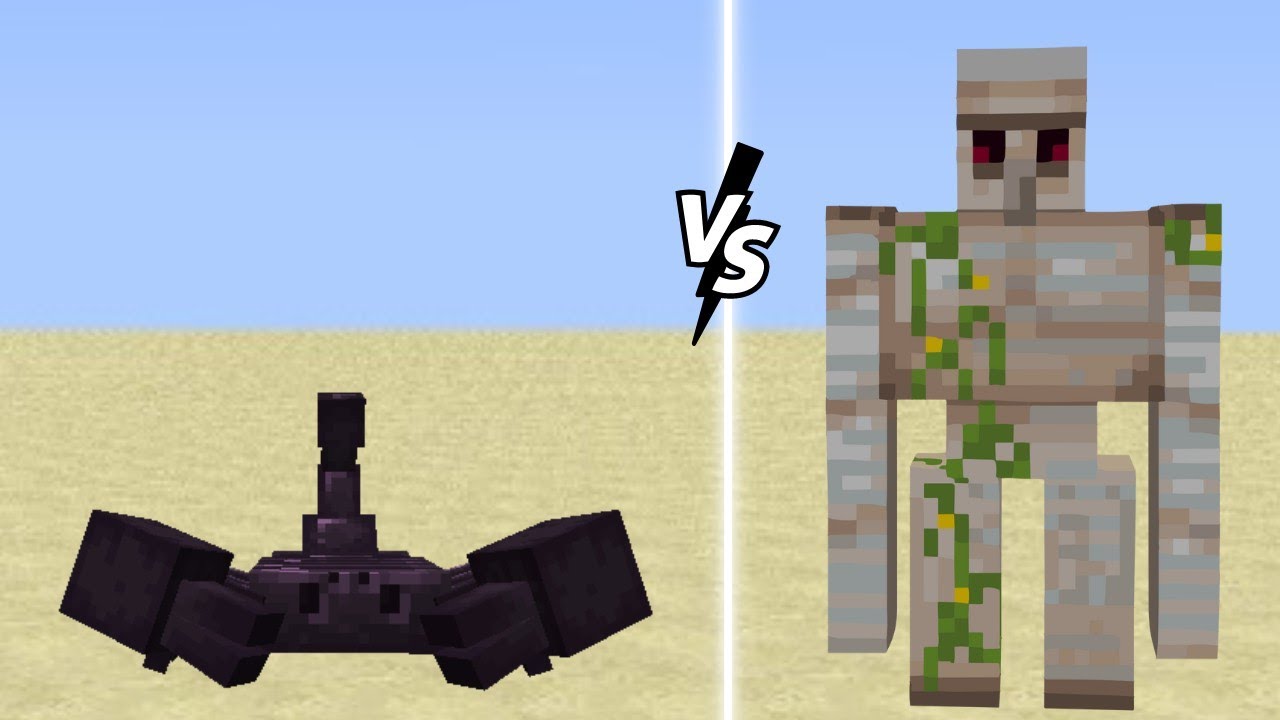 iron golem vs the biggest black scorpion 🦂 in Minecraft - YouTube
