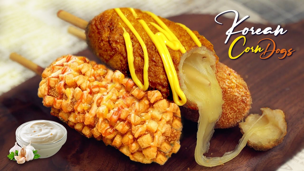 Mozzarella Cheese,Corn Dog,Recipe,[Korean Street Food] @RecipesbyTania ...
