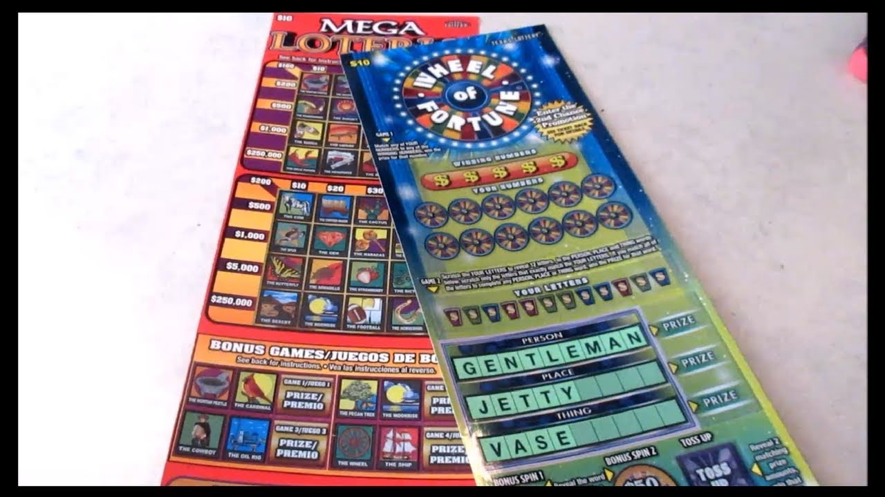 WINNER!! Mega Loteria Wheel Of Fortune Scratch Offs | Texas Lottery ...