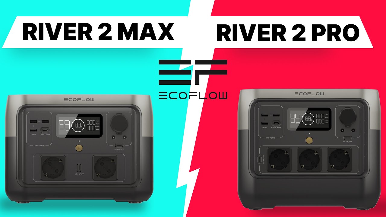 EcoFlow River 2 Max и EcoFlow River 2 Pro - Большой обзор зарядных станций, Тесты дома и на ...