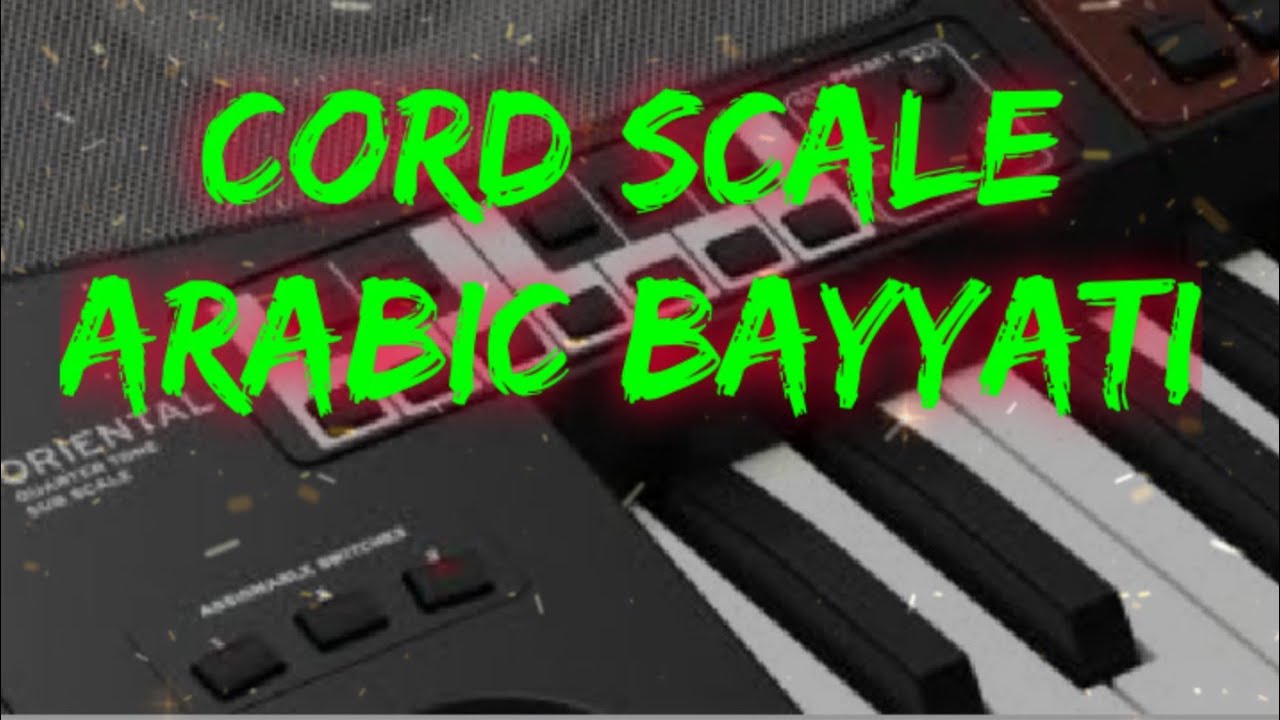 POLA CORD DAN BASS DI MAQOM SCALE ARABIC BAYYATI How To Play Chords In ...
