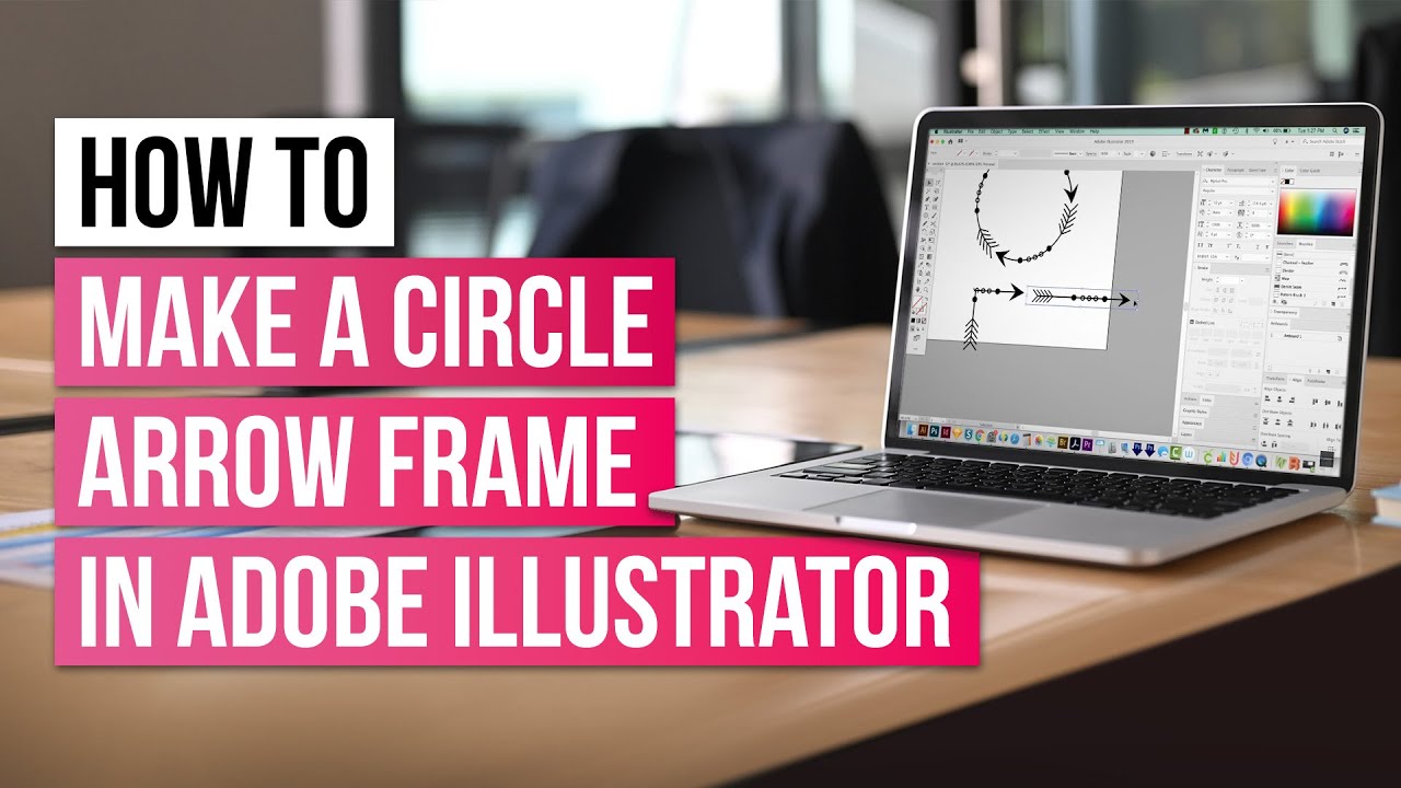 How To Make A Circle Arrow Frame In Adobe Illustrator YouTube how-to-make-a-circle-arrow-frame-in-adobe-illustrator-youtube