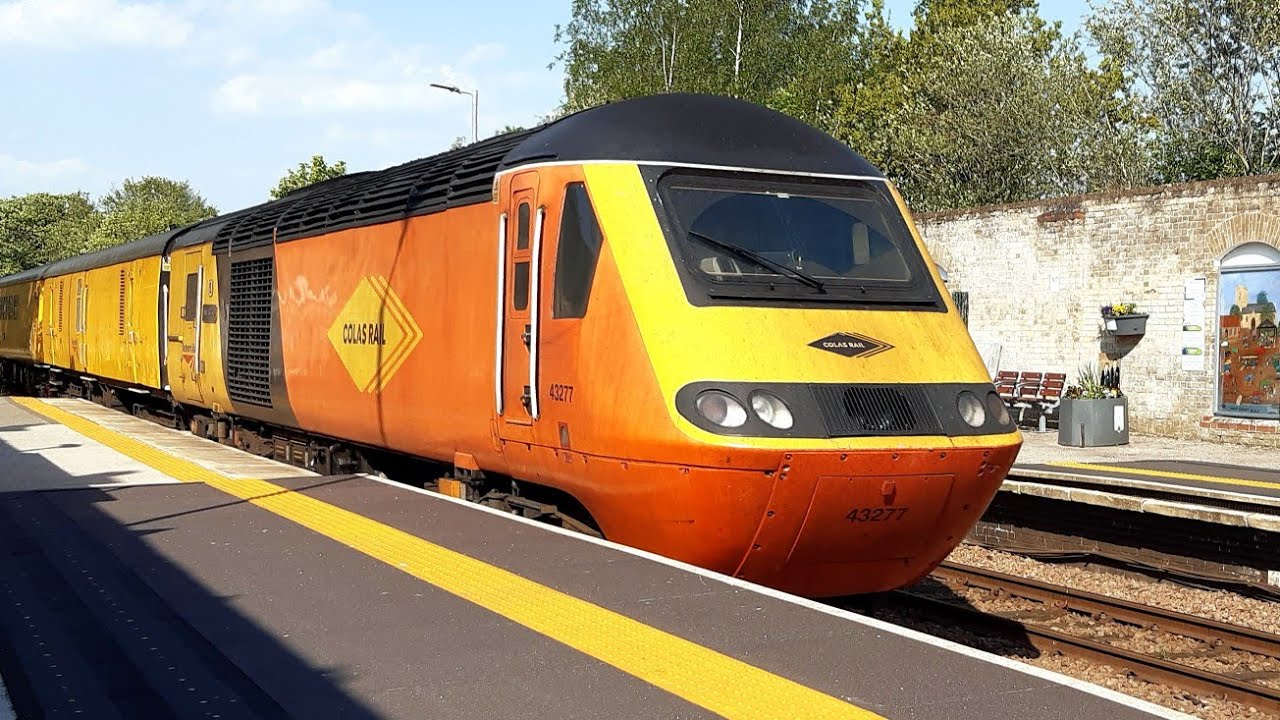 Network Rail test train, EMR, TPE & more at Habrough & Market Rasen ...