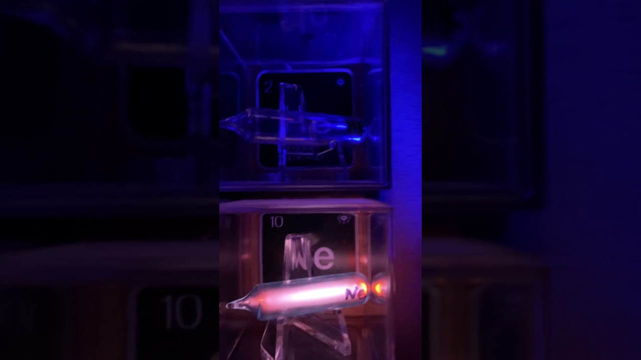 Noble gases light up - YouTube