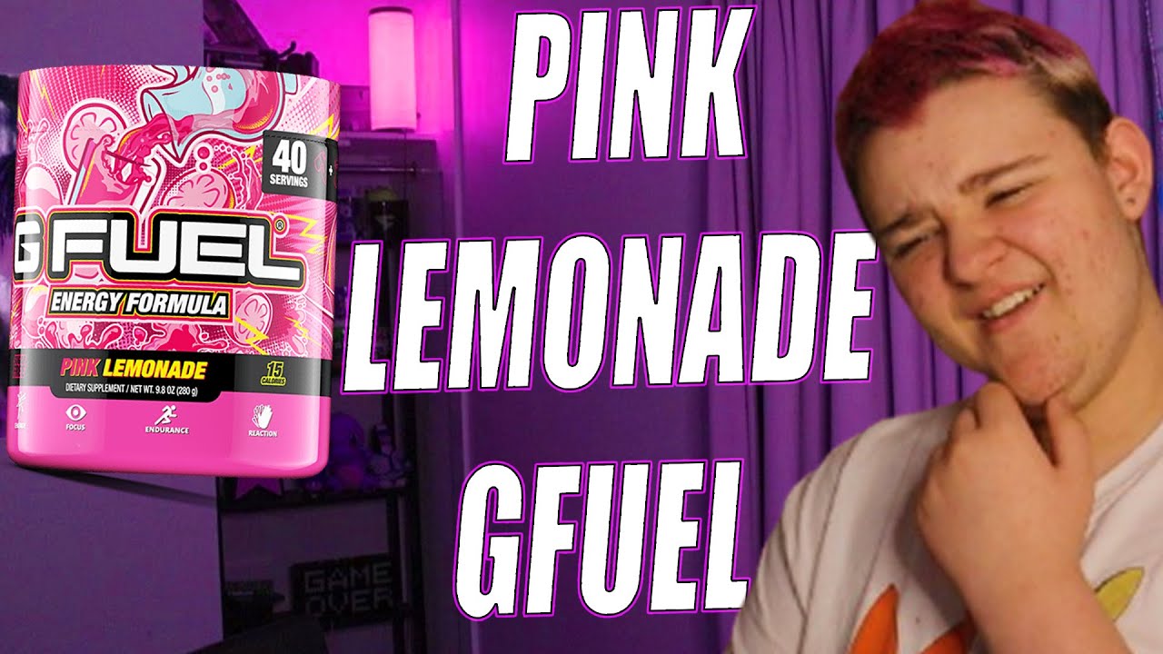 I MADE PINK LEMONADE WITH PINK LEMONADE GFUEL - YouTube