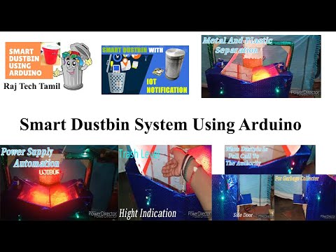 Smart Dustbin System Using Arduino GSM// Smart Waste Management// Smart Dustbin2.0 ...