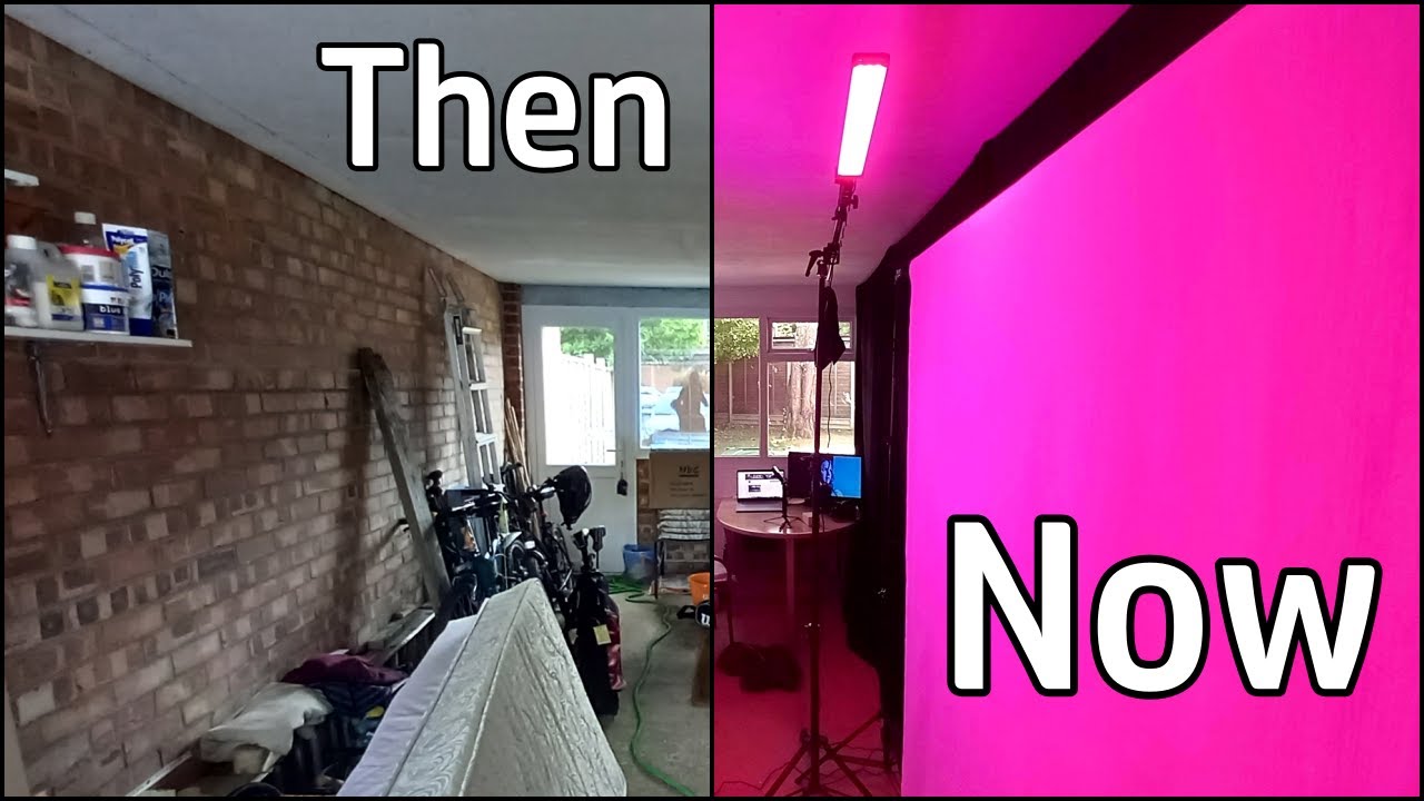 Making a Home Photography Studio! 1 Month Garage Conversion - YouTube