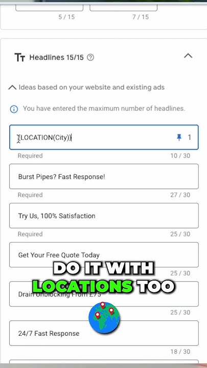 How To Add Dynamic Keyword Insertions On Google Ads - YouTube