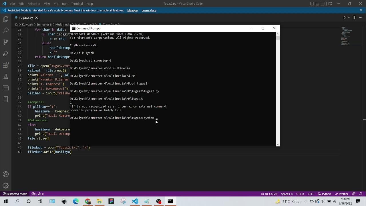 Tugas 2 Penerapan Algoritma Teknik Kompresi RUN LENGTH ENCODE (RLE ...