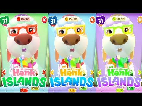 My Talking Hank: Islands - Gameplay Walkthrough 3x Explore Hank's ...