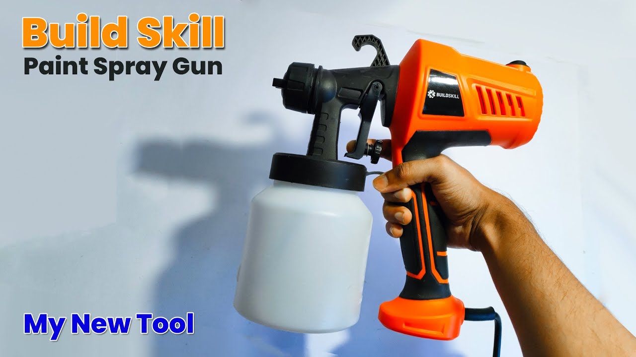 मेरा नया Build Skill Paint Spray Machine | 700watt Paint Spray Gun ...