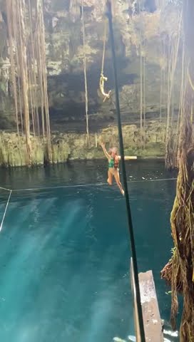Cenotes fun in Mexico - YouTube