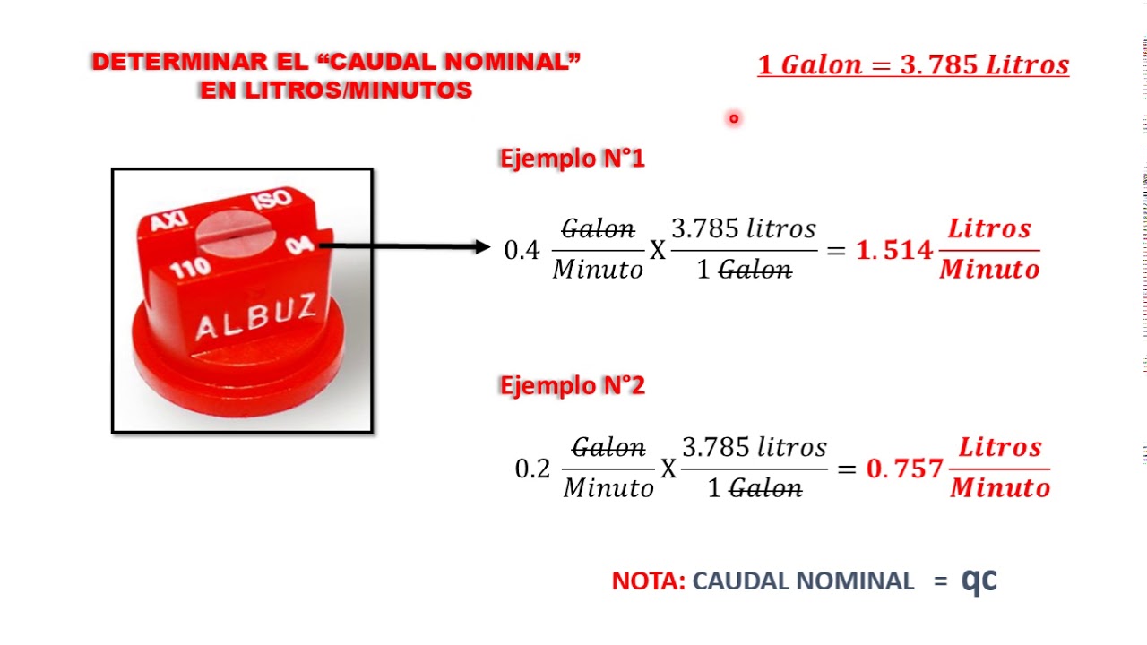 Determinar el Caudal Nominal o Conocido "qc" y el Caudal Desconocido ...