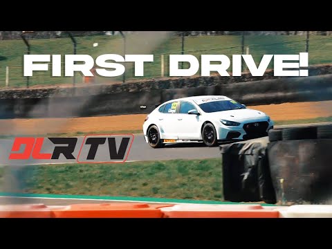 My First Drive of the Hyundai BTCC Car at Brands Hatch! - YouTube